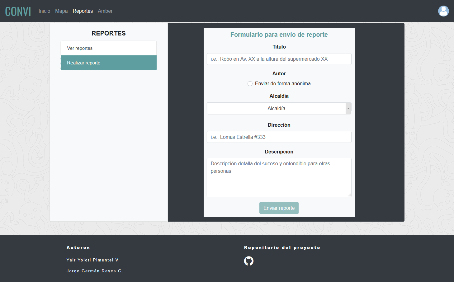 GitHub - germanreyga/CONVI: CONVI (Consulta de Violencia) is a web ...