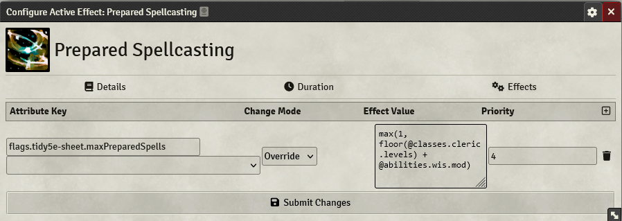 Bug: Prepared Spells calculation is not reload when update the actor · Issue #664 · sdenec ...