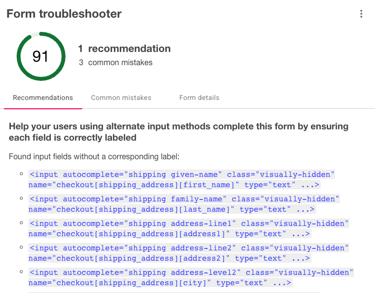 Revise which fields should be audited when hidden · Issue #30 · GoogleChromeLabs/form ...