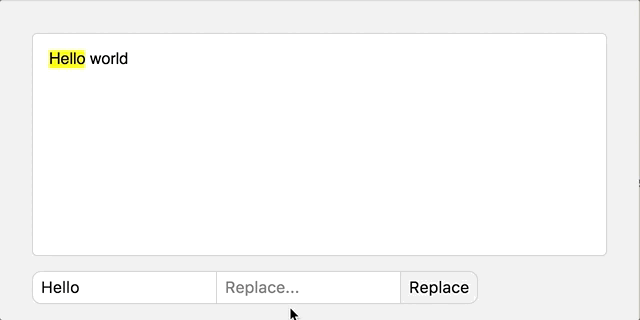 Highlighting search text results · Issue #218 · mkhstar/suneditor-react · GitHub