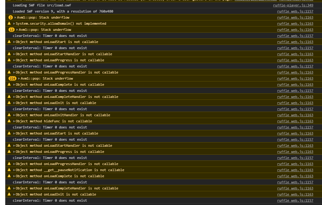 System.security.allowDomain() not implemented · Issue #2917 · ruffle-rs ...