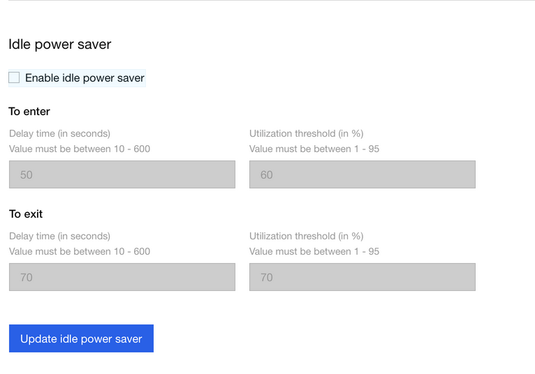 GUI : Power Management - Idle Power Saver · Issue #1487 · ibm-openbmc/dev · GitHub