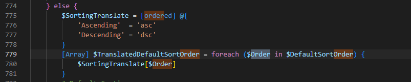 DefaultSortOrder parameter input dsc instead of desc · Issue #329 · EvotecIT/PSWriteHTML · GitHub