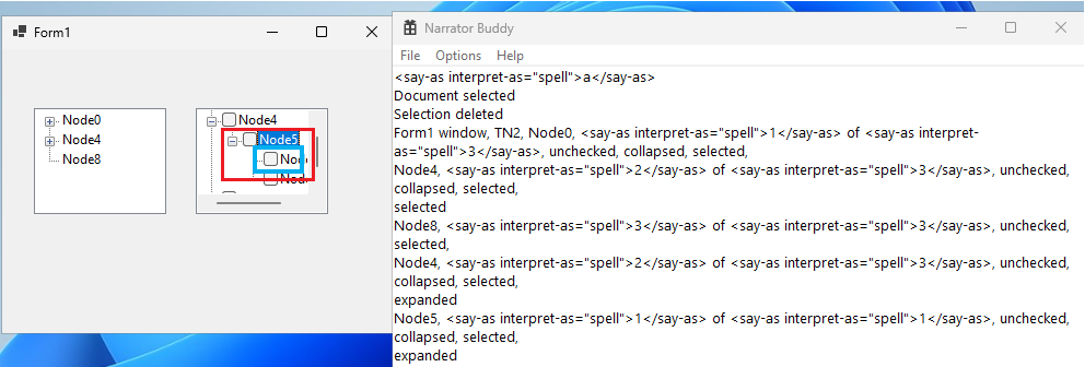 Narrator: Focus rectangle for treeNode is not in the correct position after expanded/collapsed ...