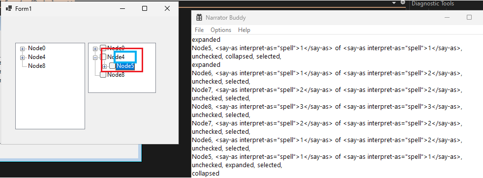 Narrator: Focus rectangle for treeNode is not in the correct position after expanded/collapsed ...