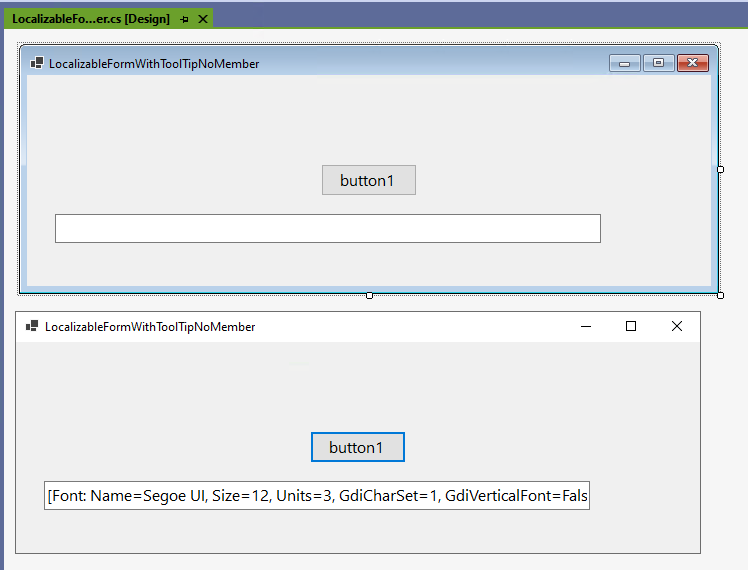 WinForms Designer ignores custom Form Font in specific case · Issue ...