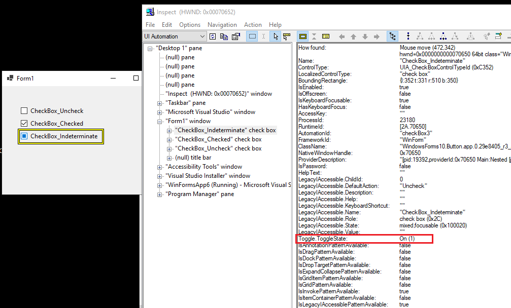 [Accessibility] Narrator cannot announce the indeterminate state of CheckBox correctly · Issue ...