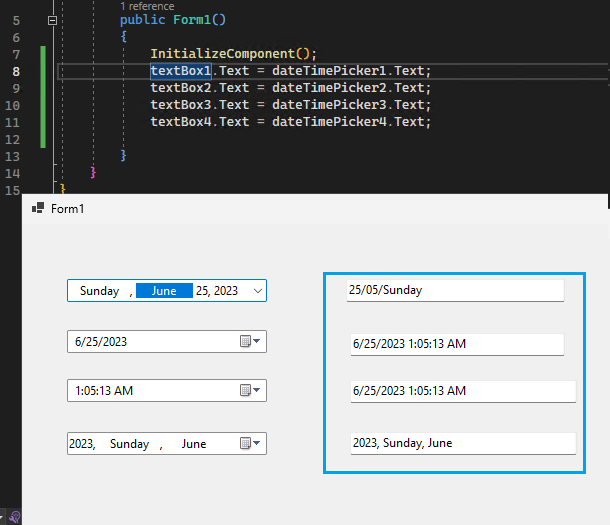 Cannot get the DateTimePicker's Text value · Issue #9363 · dotnet/winforms · GitHub
