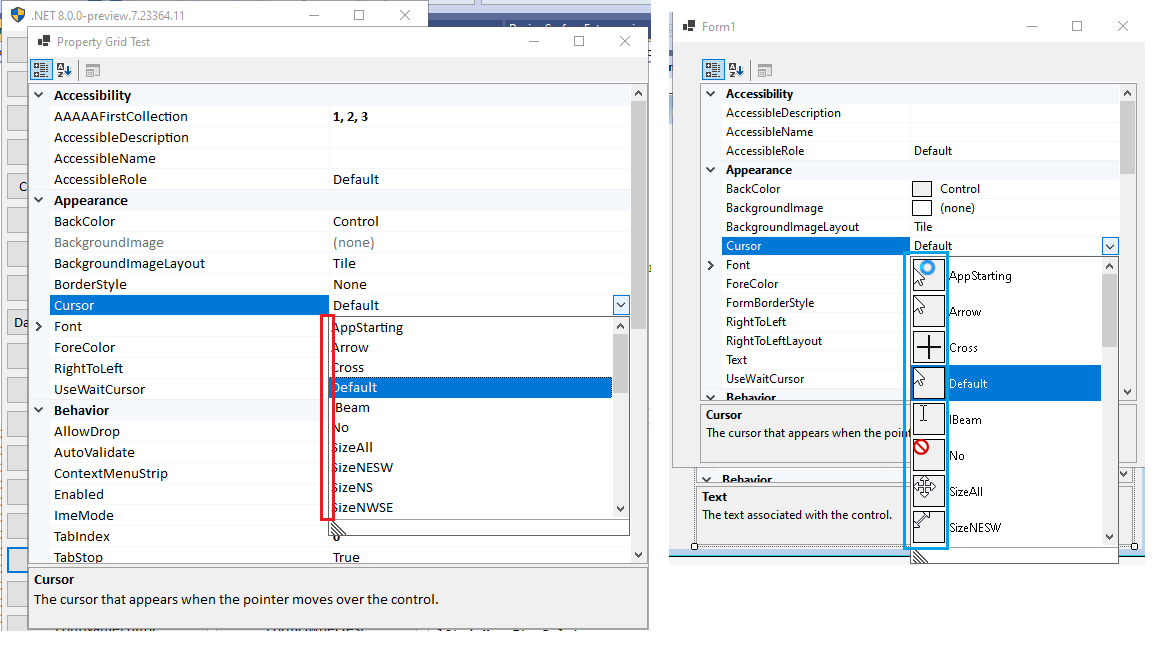 [Accessibility] Narrator cannot announce some cursor items with specific names · Issue #9464 ...