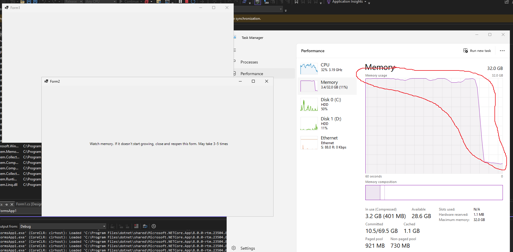 Memory leak in ContextMenuStrip with ToolStripMenuItem submenus · Issue #93520 · dotnet/runtime ...