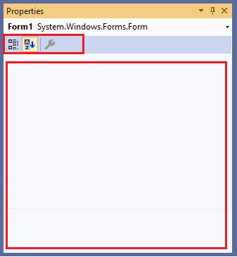 Properties window is blank · Issue #3636 · dotnet/winforms · GitHub