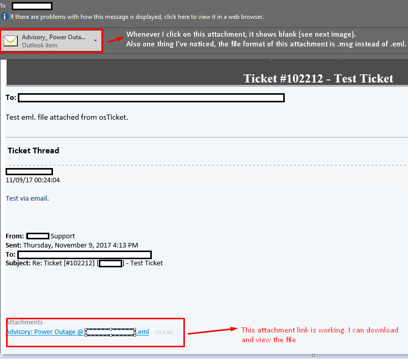 Blank attached .eml file in MS Outlook · Issue #4064 · osTicket ...