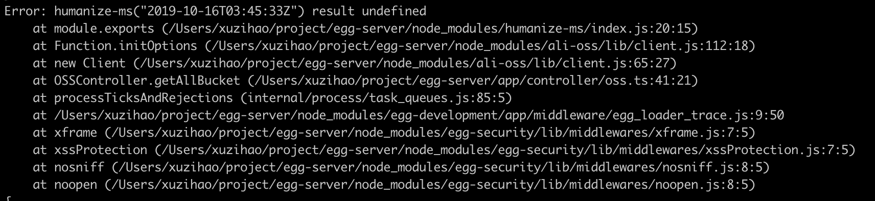 在使用listBucket的接口时候报错Error: humanize-ms("2019-10-16T03:36:32Z") result undefined · Issue #662 ...
