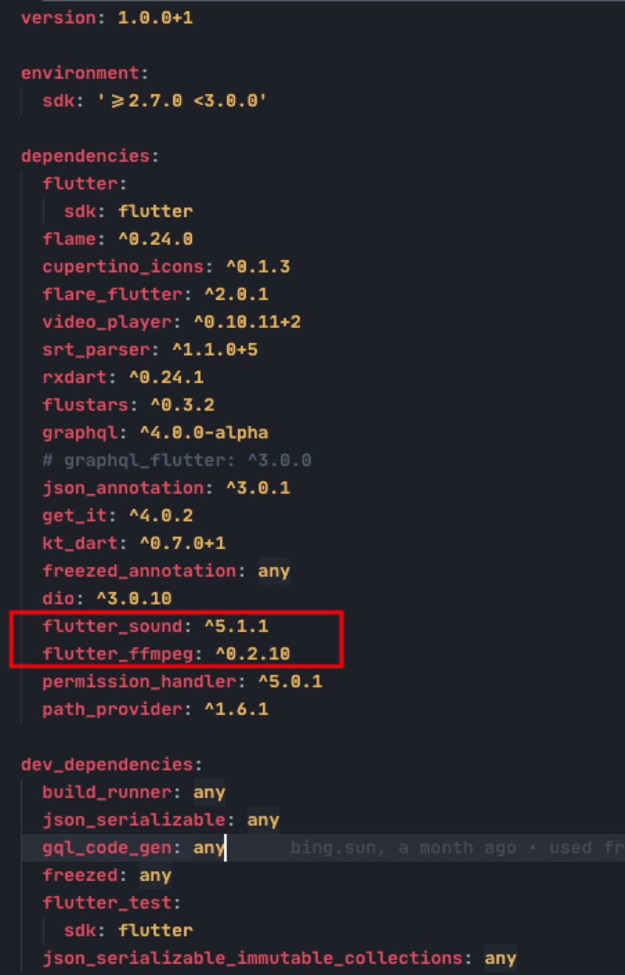 [BUG] flutter_sound (from `.symlinks/plugins/flutter_sound/ios`) was resolved to 0.0.1 · Issue ...