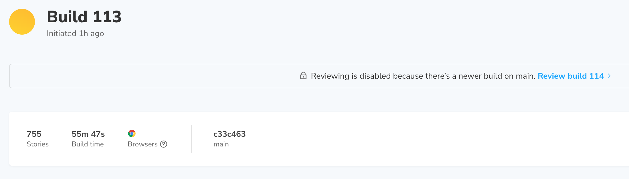 Running Tests Blocked · Issue 517 · Chromaui Chromatic Cli · Github