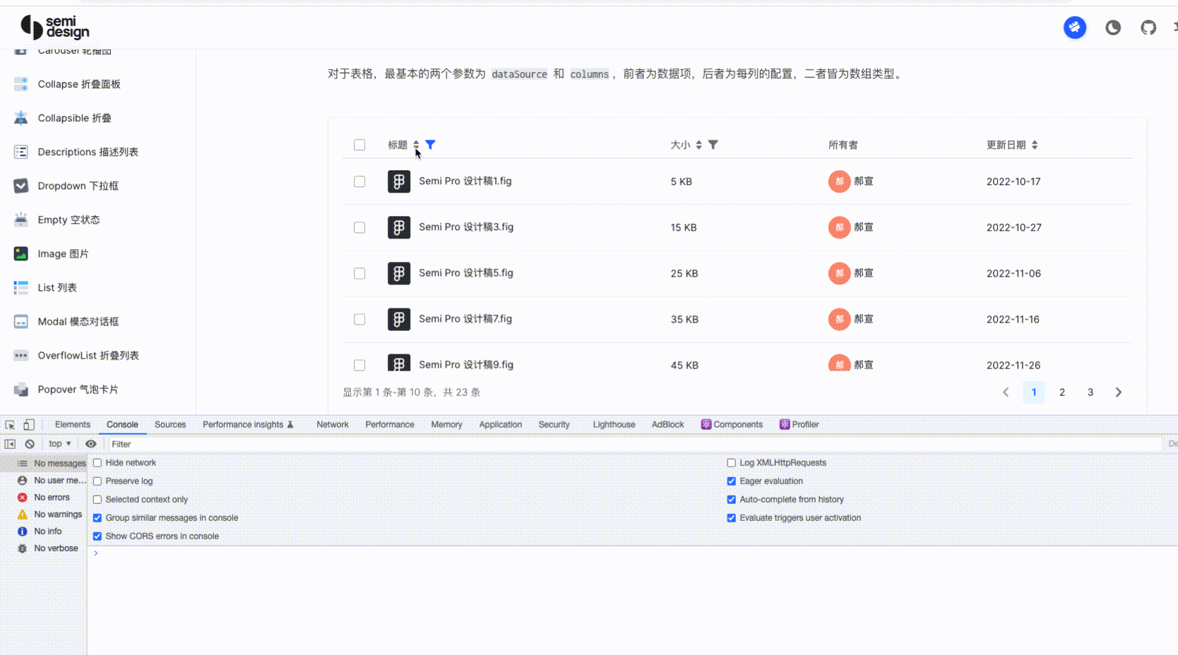 [BUG] Table filters is empty array in onChange params when given defaultFilteredValue and click ...