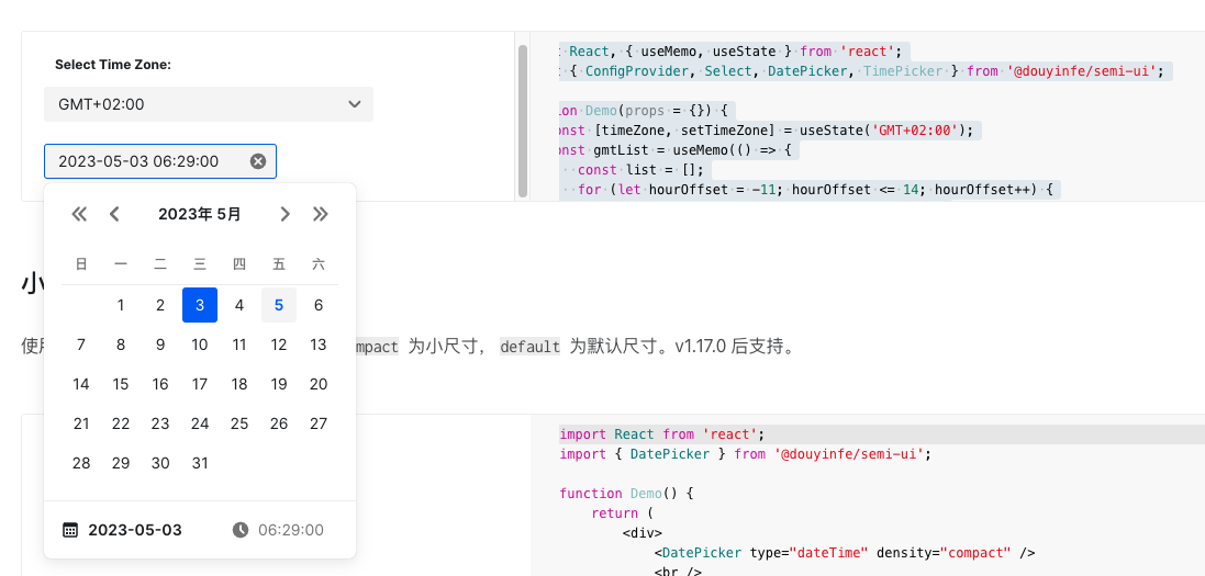 [DatePicker] timeZone map use Etc/GMT* by default · Issue #1585 · DouyinFE/semi-design · GitHub