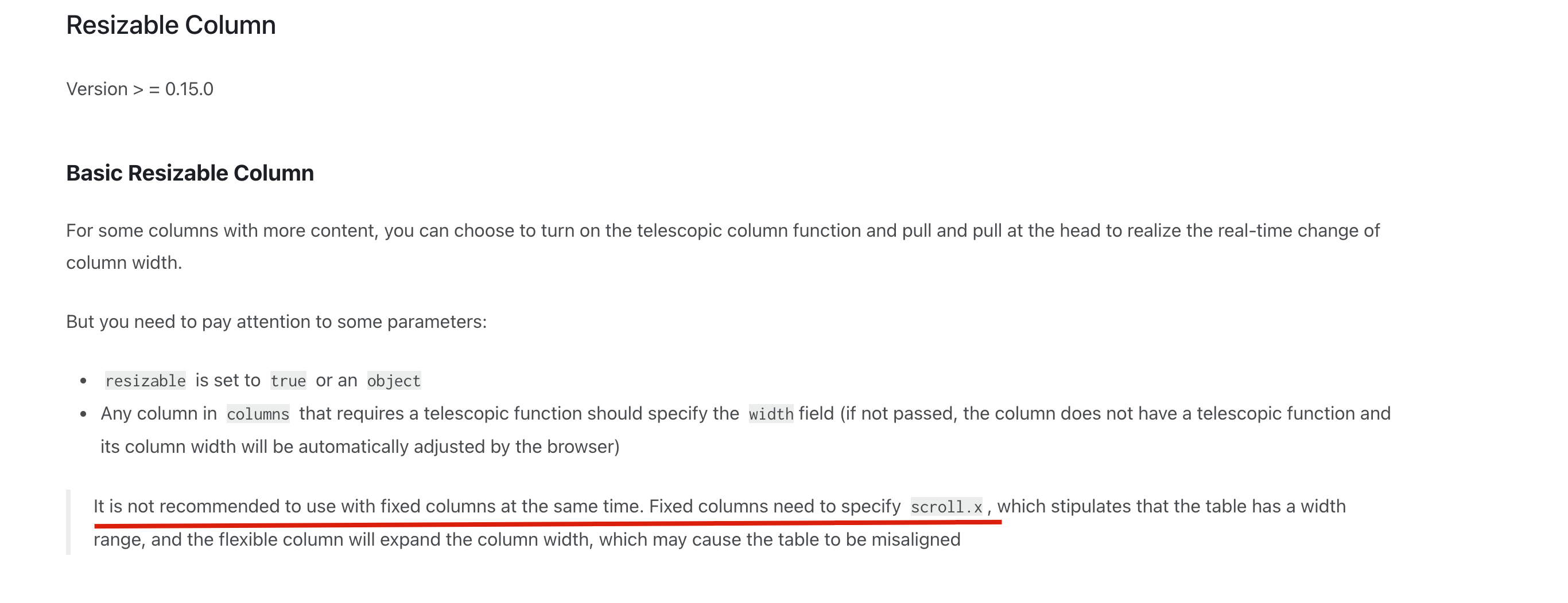 [BUG] resizable table colums are too sensitive to drag · Issue #1762 · DouyinFE/semi-design · GitHub