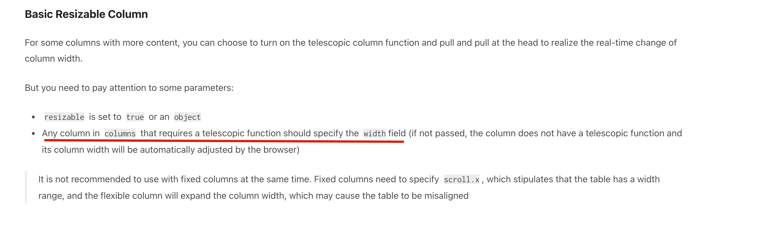 [BUG] resizable table colums are too sensitive to drag · Issue #1762 · DouyinFE/semi-design · GitHub