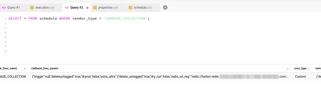 Scheduled Garbage Collection Fails When Updating Redis Endpoint · Issue 17984 · Goharborharbor