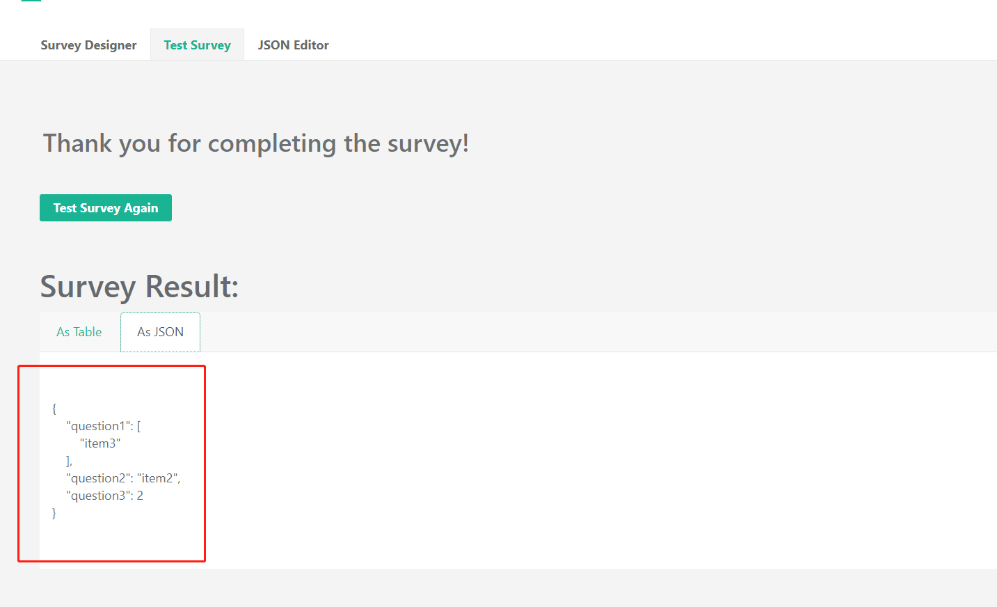 How do I get answer data？ · Issue #2392 · surveyjs/survey-creator · GitHub