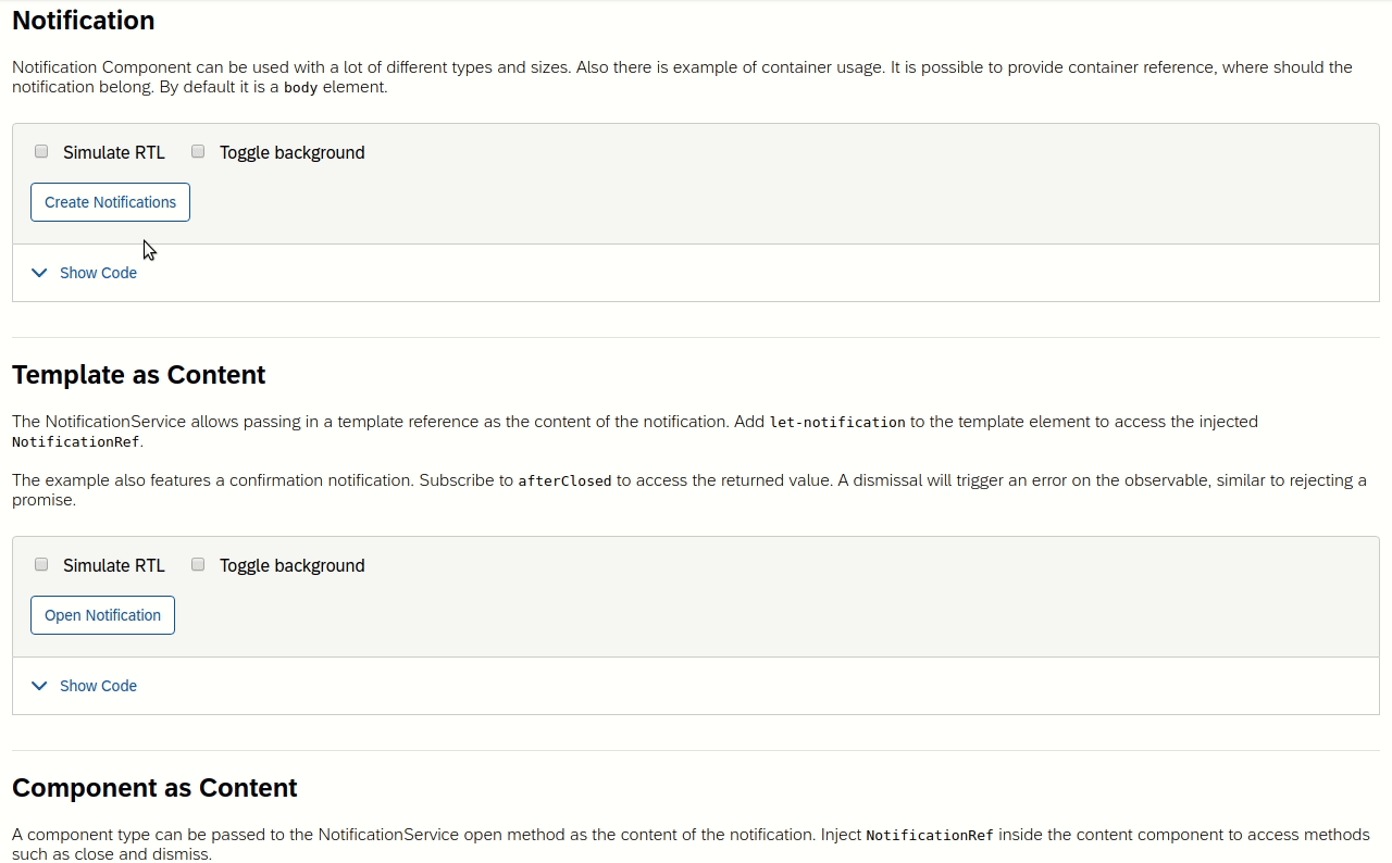 Strange behavior with Notification examples · Issue #1972 · SAP/fundamental-ngx · GitHub