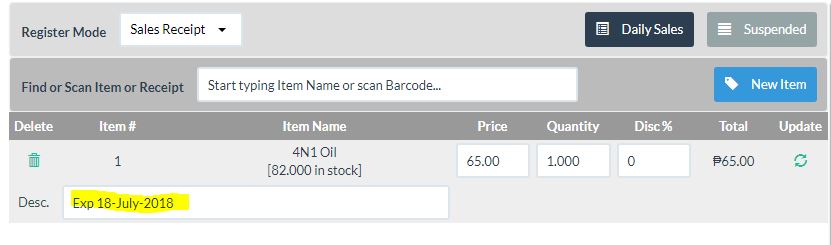 Item Description option to view only and not editable · Issue #2052 · opensourcepos ...