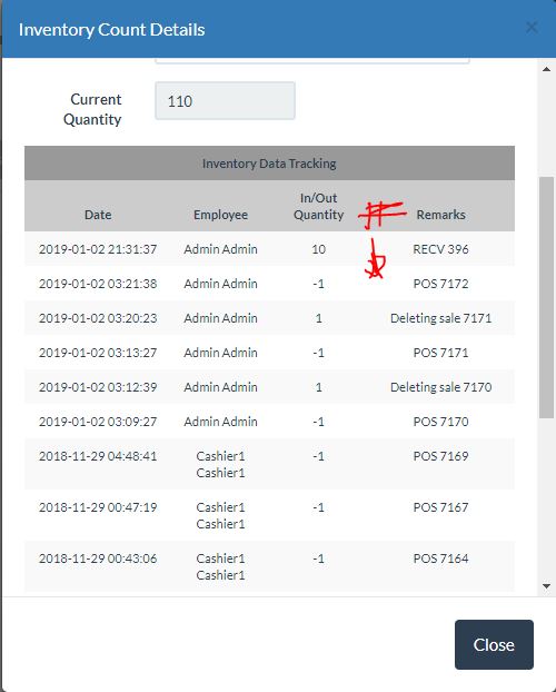 New Feature IN/Out Quantity item inventory count details · Issue #2294 · opensourcepos ...