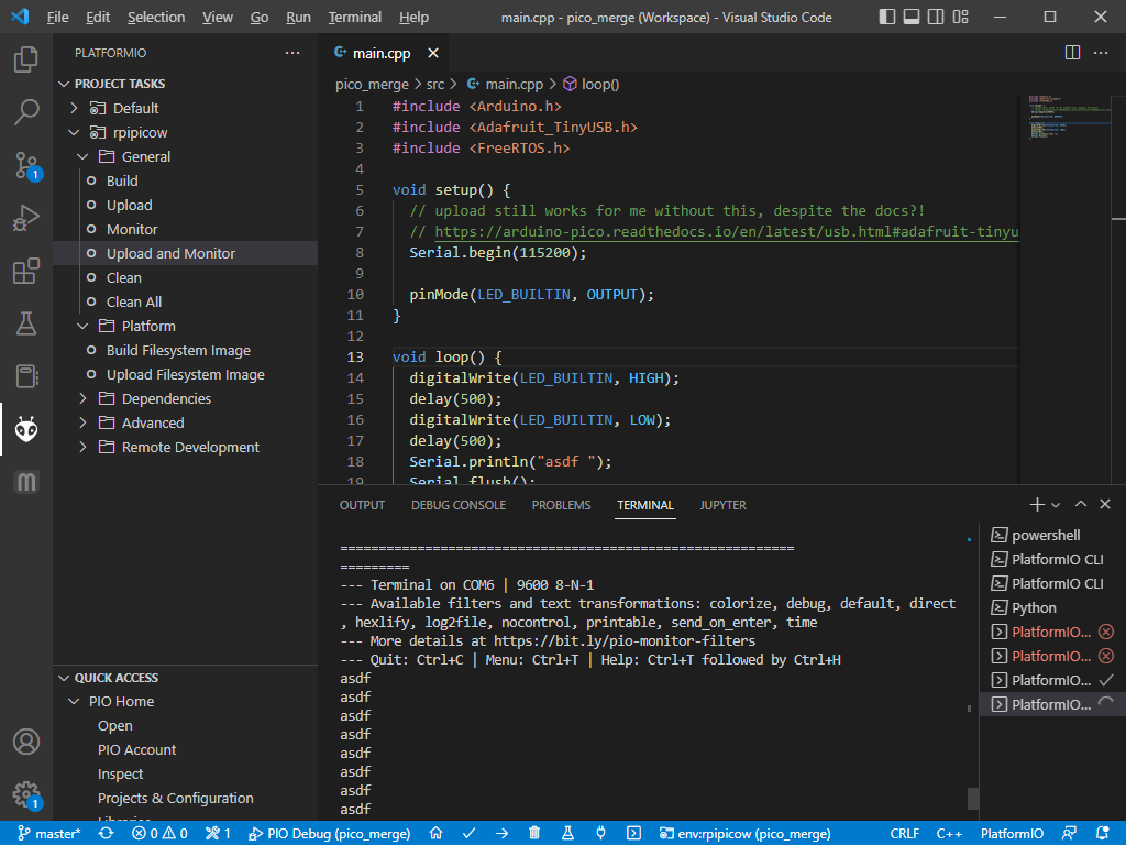 Can’t use -DUSE_TINYUSB and FreeRTOS.h at the same time · Issue #977 ...