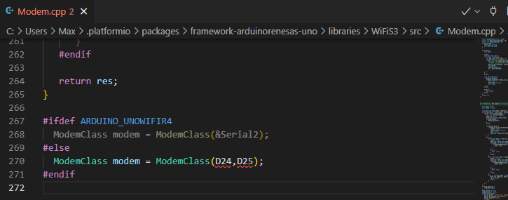 Uno R4 WiFi library doesn't build · Issue #3 · platformio/platform-renesas-ra · GitHub