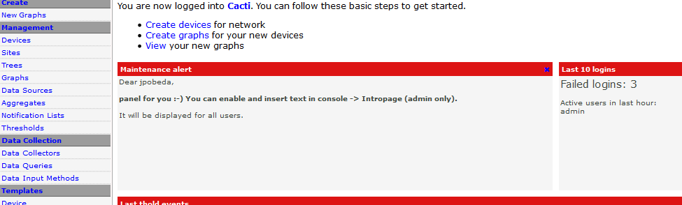 [New Pane request] Upcoming Maintenance Schedule tasks pane · Issue #39 · Cacti/plugin_intropage ...