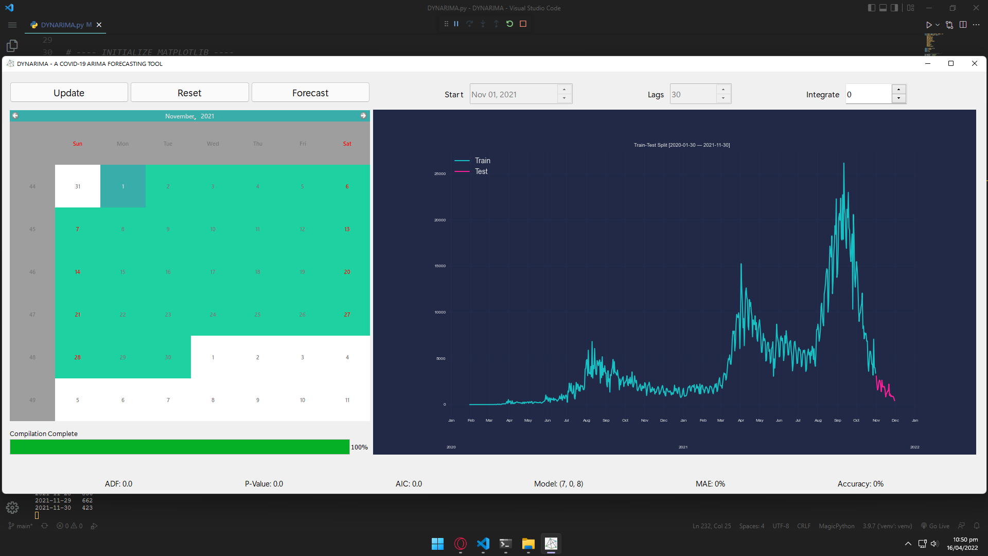 GitHub - mihkuno/DYNARIMA: COVID-19 Web Scrapper and Forecaster using ...