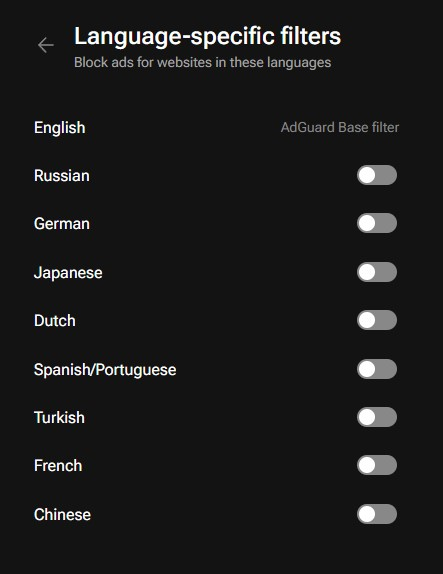 issue when selecting multiple language-specific filters · Issue #45 ...