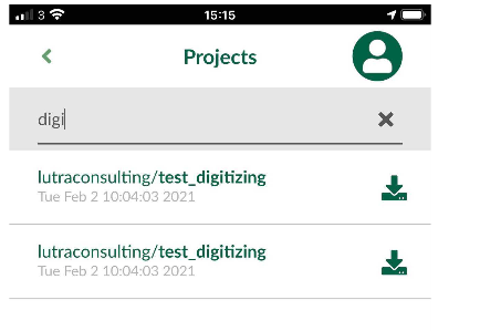 Projects appear twice in Search results · Issue #1212 · MerginMaps/mobile · GitHub