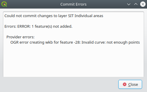 Invalid geometry when tracing a circular/curve feature · Issue #46865 ...