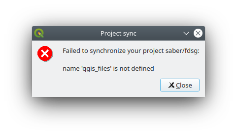 Error message when syncing · Issue #99 · MerginMaps/qgis-plugin · GitHub