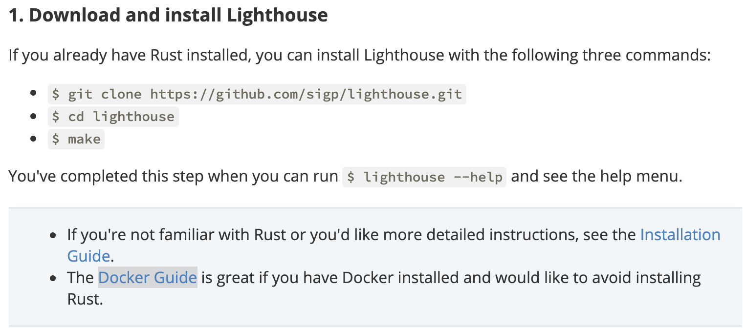 Testnet Documentation Suggestions Issue 710 Sigp Lighthouse Github