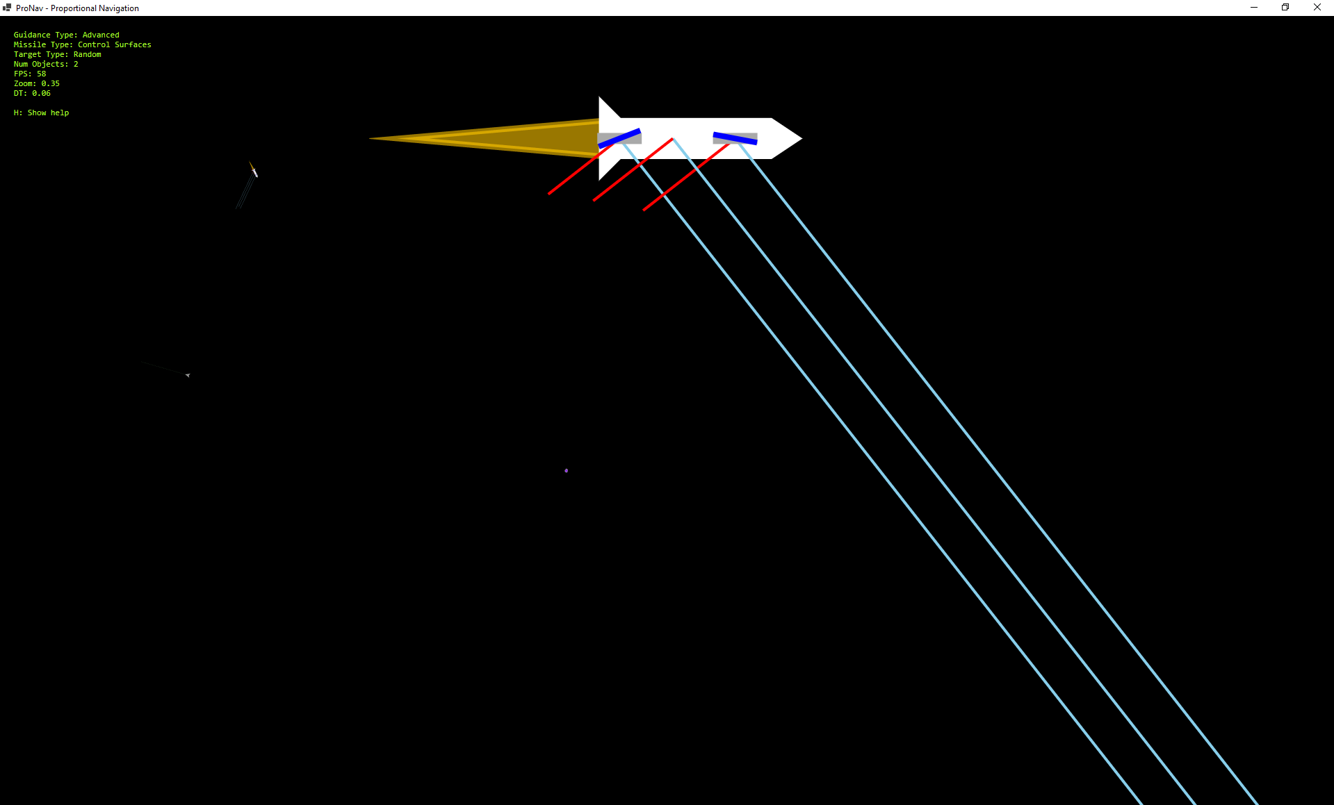 GitHub - Bobbar/ProNav: Proportional Navigation Missile Guidance