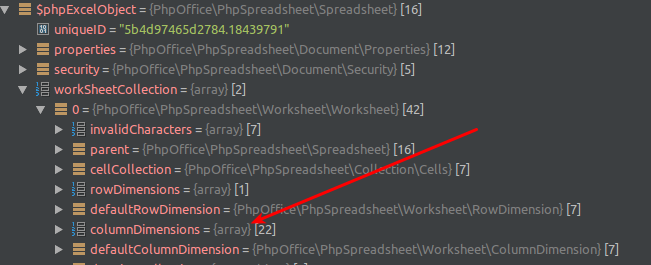 column width gets lost · Issue #596 · PHPOffice/PhpSpreadsheet · GitHub