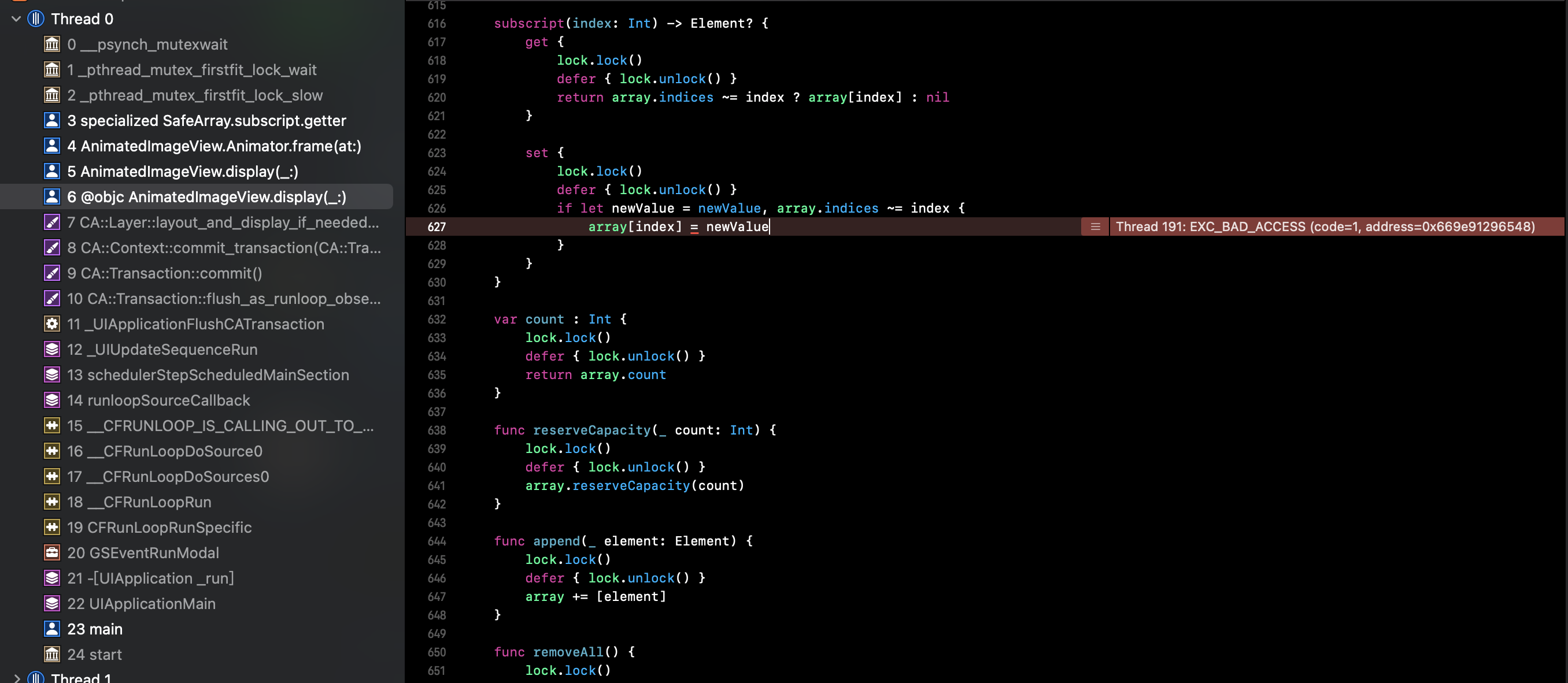 AnimatedImageView crash · Issue #1844 · onevcat/Kingfisher · GitHub