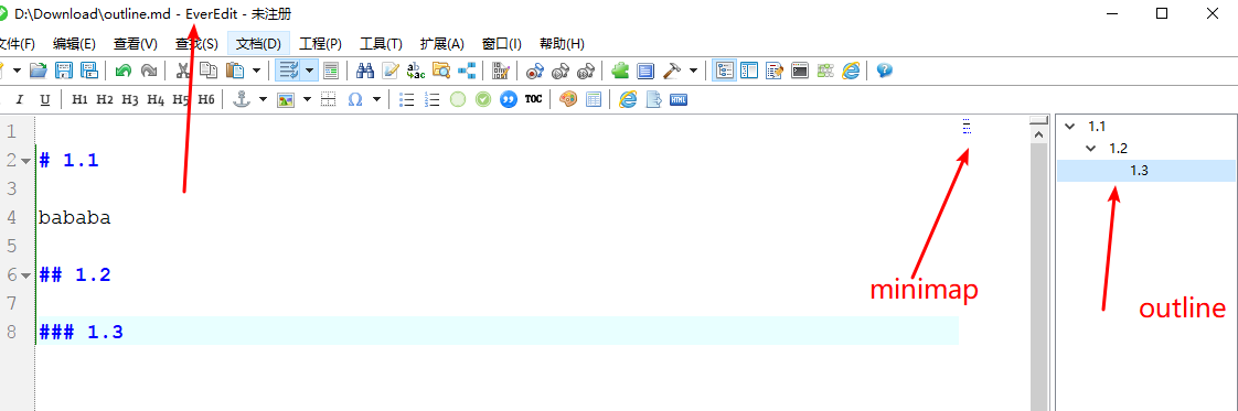 Sync cursor and outline [edited] · Issue #36 · yzhang-gh/vscode-markdown · GitHub