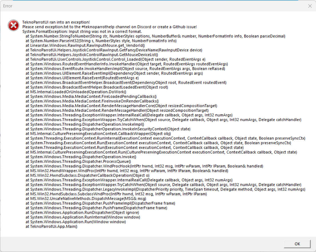 Setting Raw Input As Input Api Crashes The Game During Controller