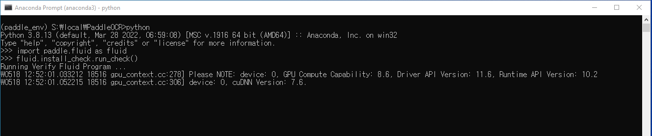 Neither fluid.install_check.run_check() nor predict_system.py finishes running · Issue #6322 ...