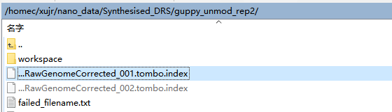 detect_modifications WARNING: Tombo index file does not exist for one or more directories ...