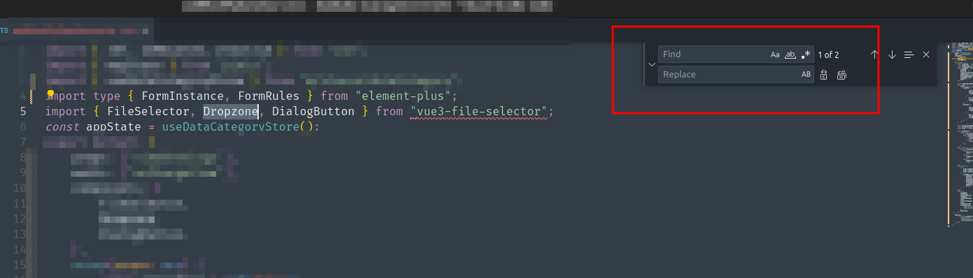 Find and Replace box show empty Find input after select the whole word · Issue #169752 ...