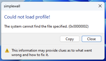 Crash on Windows 11 ARM after 3.6.2 update · Issue #1228 · henrypp/simplewall · GitHub