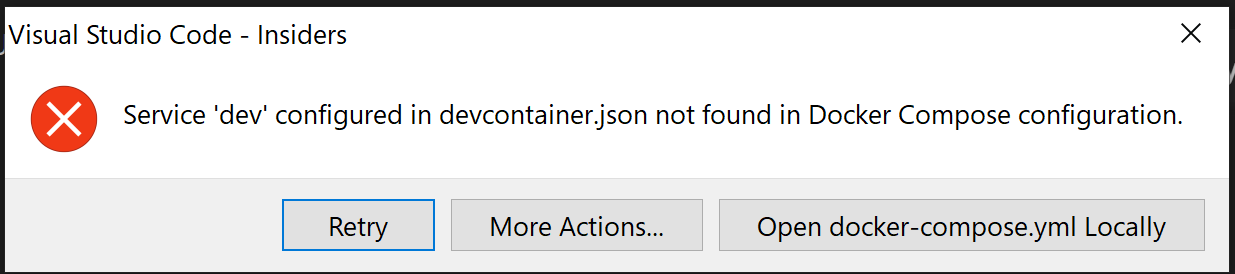 Docker Compose V2 profiles do not work with dev containers · Issue #5617 · microsoft/vscode ...