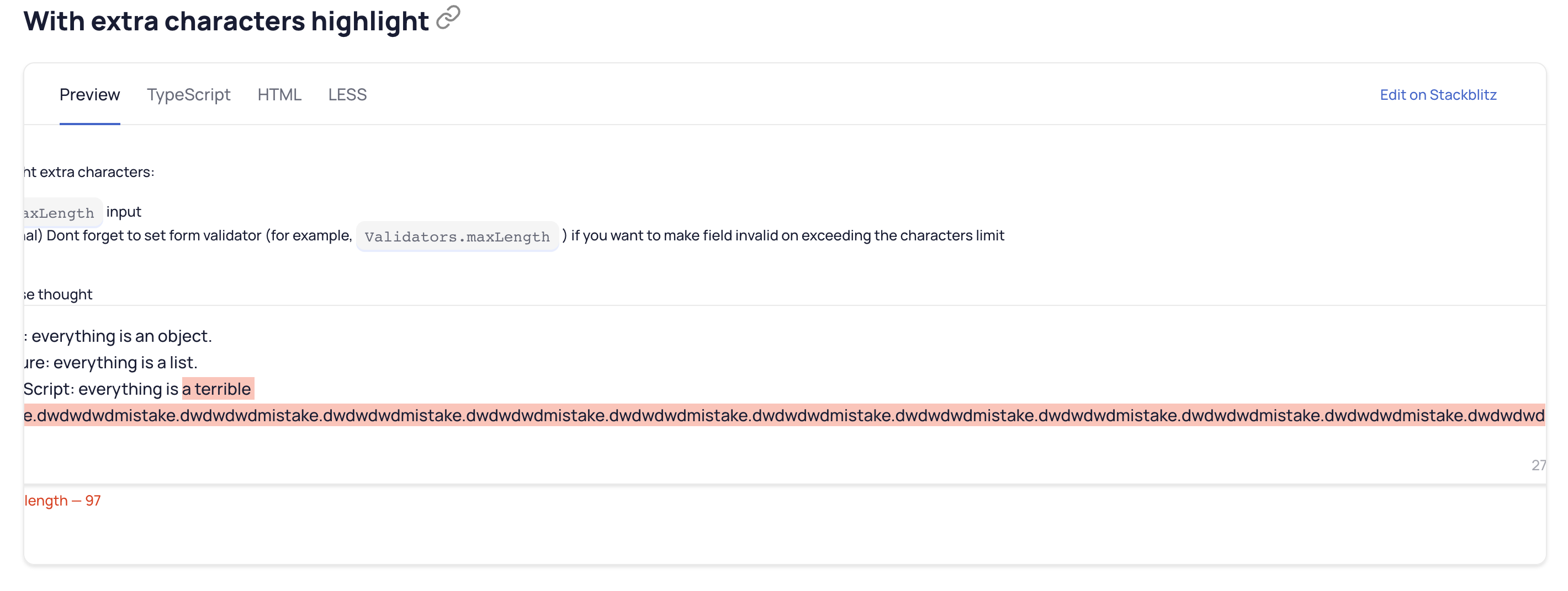 🐞 - Textarea with maxLength incorrect works · Issue #2812 · taiga-family/taiga-ui · GitHub
