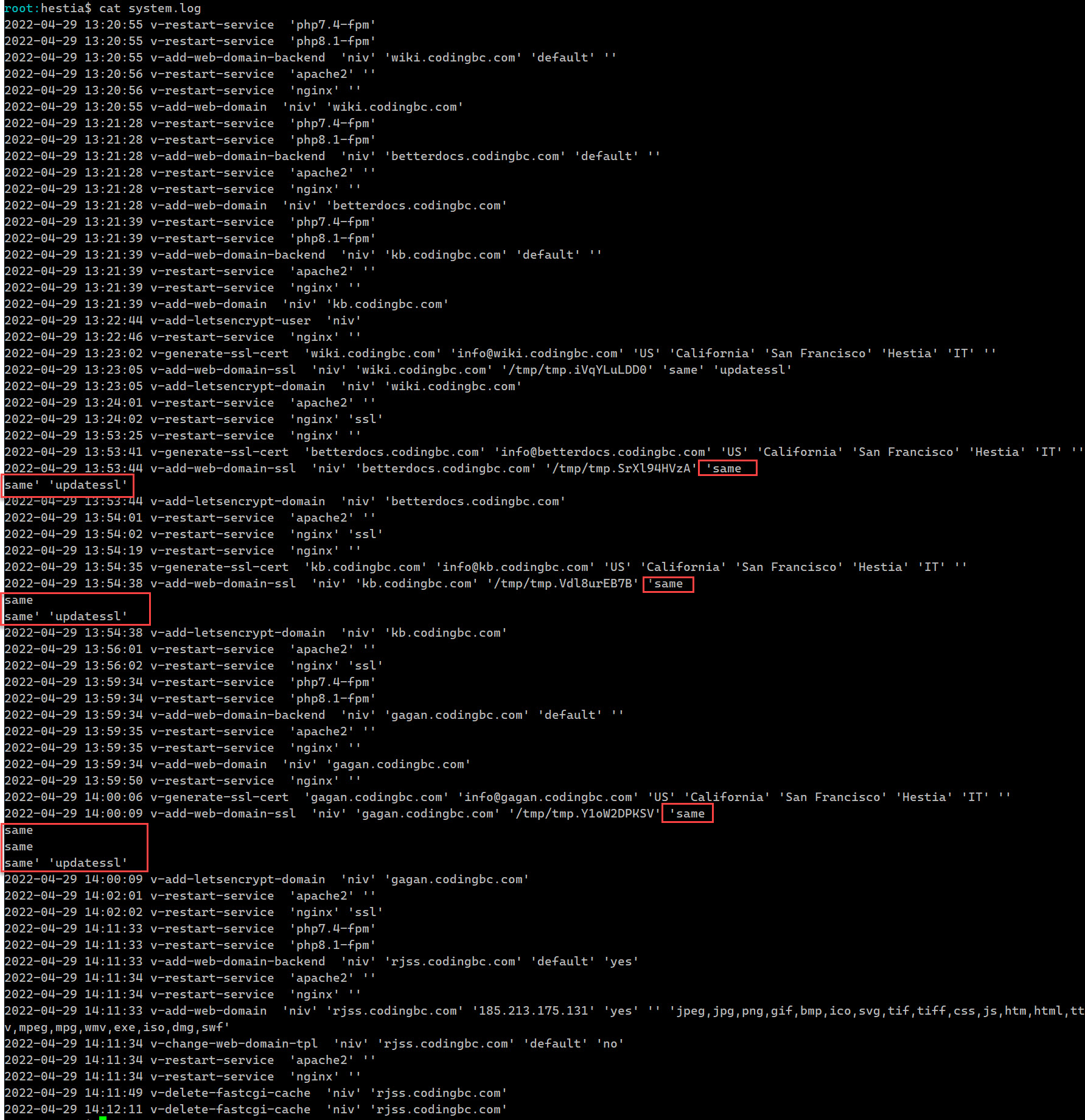 [Bug] LetsEncrypt fails for subdomain if * wildcard DNS · Issue #2563 · hestiacp/hestiacp · GitHub