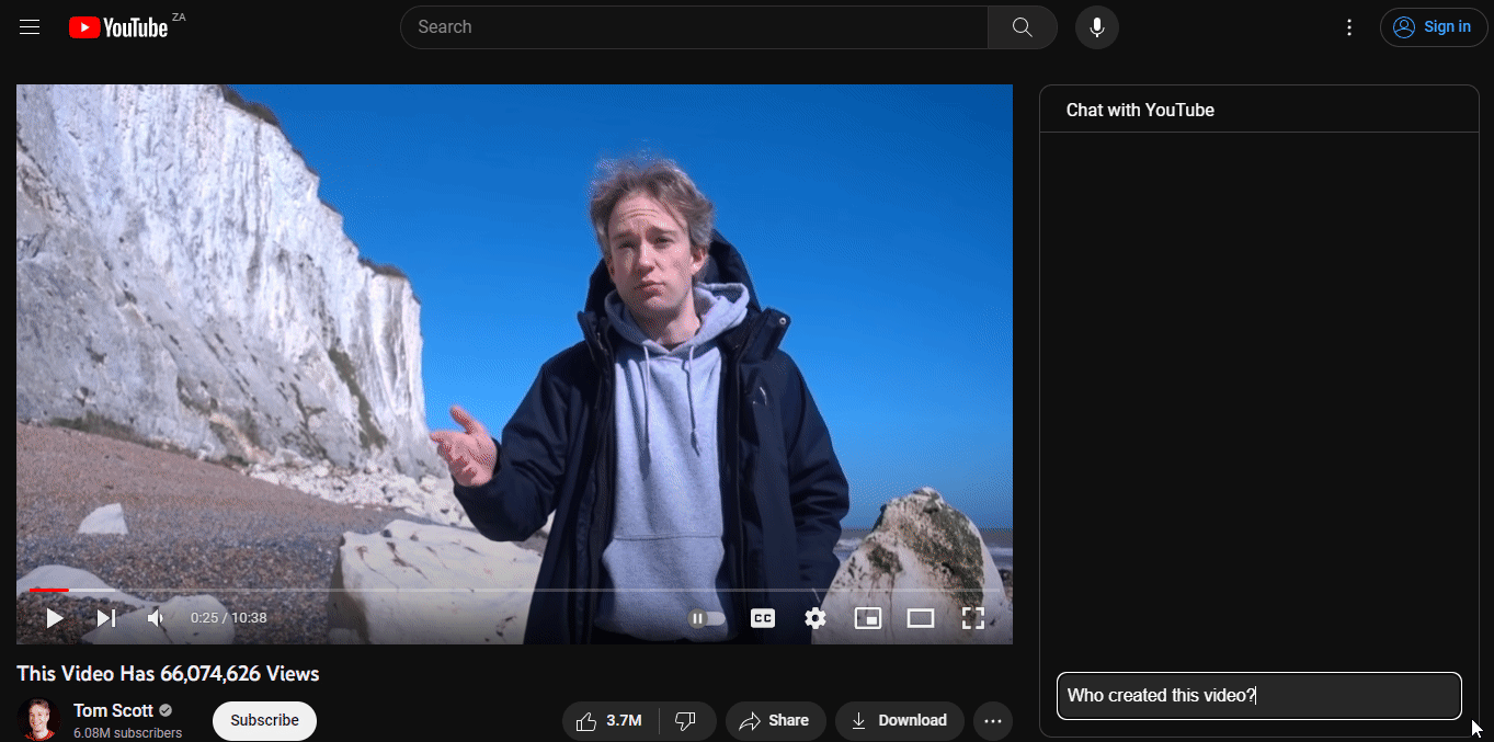 GitHub - xenova/chat-with-youtube: A browser extension that lets you chat with YouTube videos ...